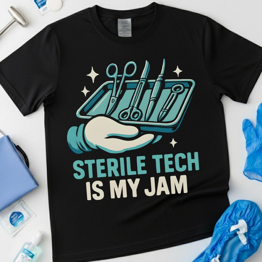Sterile Processing Department Technician T-shirt Comfort Colors SPD ...