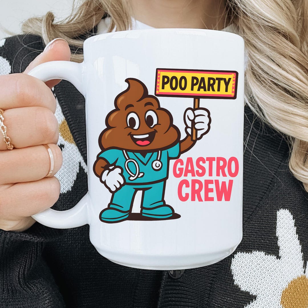 Gastro Crew Mug 15oz Funny GI Nurse Gift Gastroenterology Doctor Coffee ...