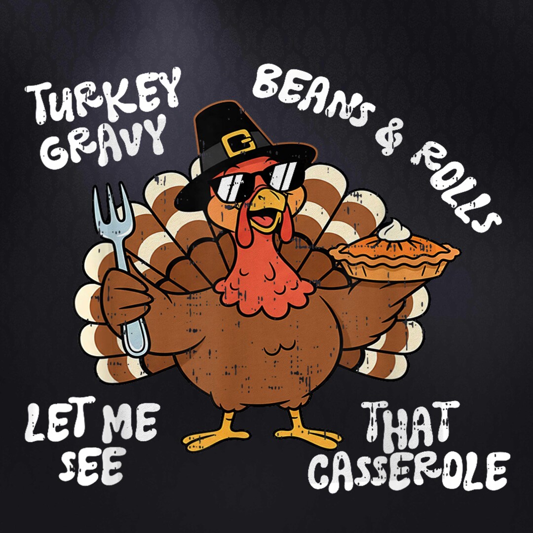 Funny Distressed Turkey PNG, Thanksgiving Dinner Sublimation, Cool ...