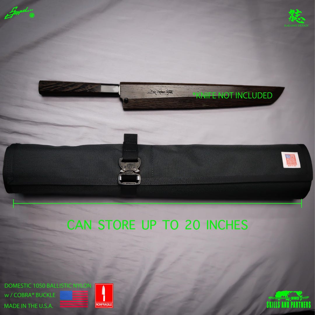 SUSHI KNIFE ROLL (up to 20 Inches) - Etsy