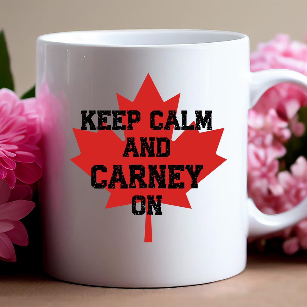 Keep Calm and Carney on PNG • Canadian Maple Leaf Design • Red Canada ...