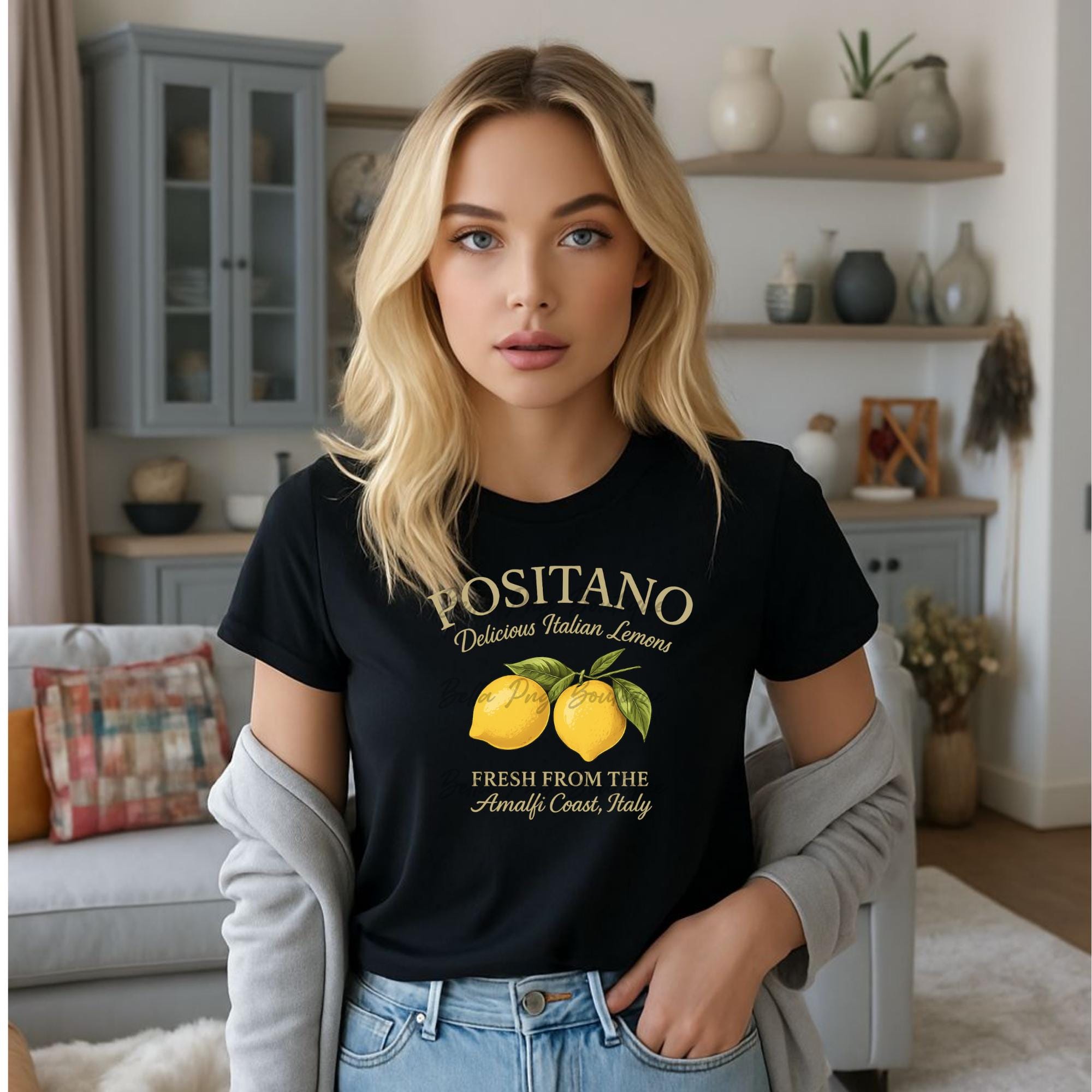 Positano Italian Lemons PNG | Amalfi Coast Fruit Printable | Vintage ...