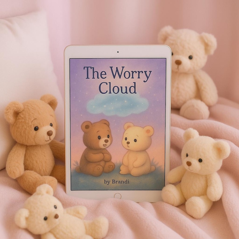 The Worry Cloud Printable Kids Book | Anxiety Story for Children ...