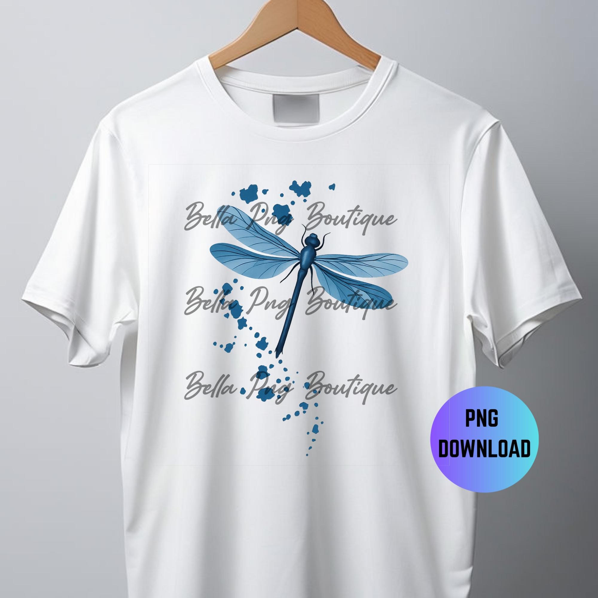 Blue Dragonfly PNG Clipart | Digital Watercolor Insect Art ...