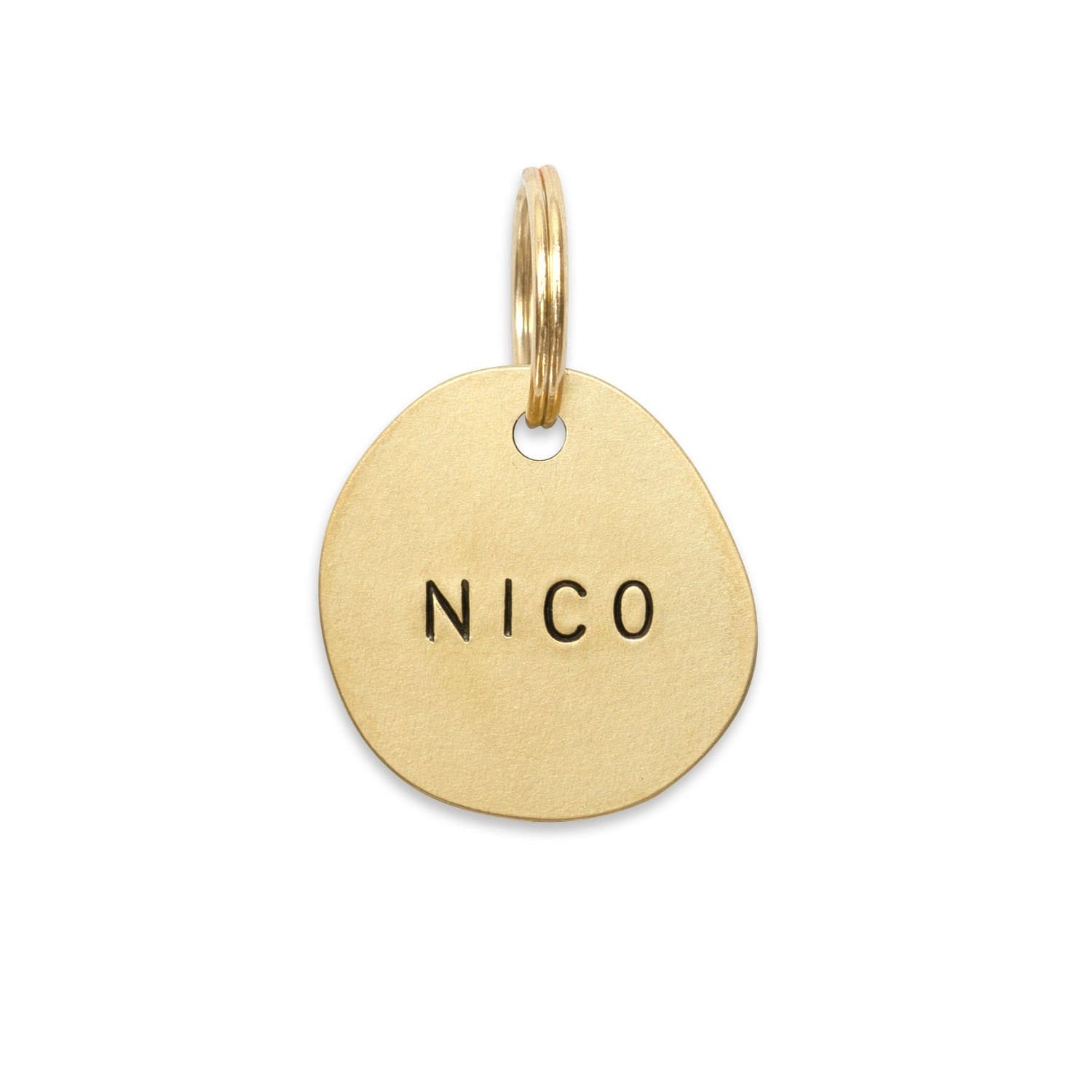 NICO: Hand Stamped Personalized Custom Pet ID Tags for Dogs | Etsy