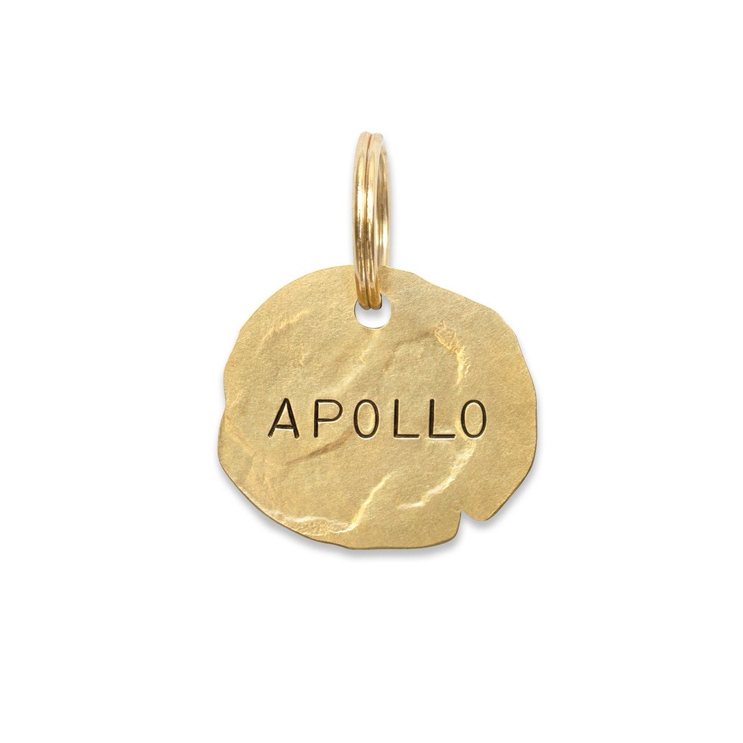 APOLLO: Hand Stamped Personalized Custom Pet ID Tags for Dogs and Cats ...