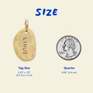 LINUS: Hand Stamped Personalized Custom Pet ID Tags for Dogs and Cats ...