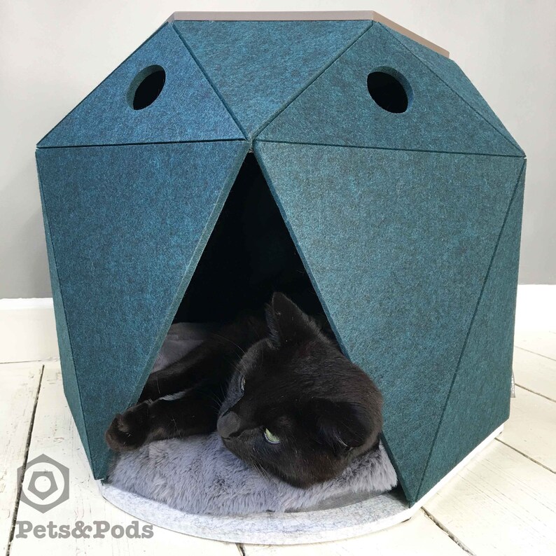 Cool Cat Cube Designer Cat House Modern Pet Cat Houses Dog Houses ...