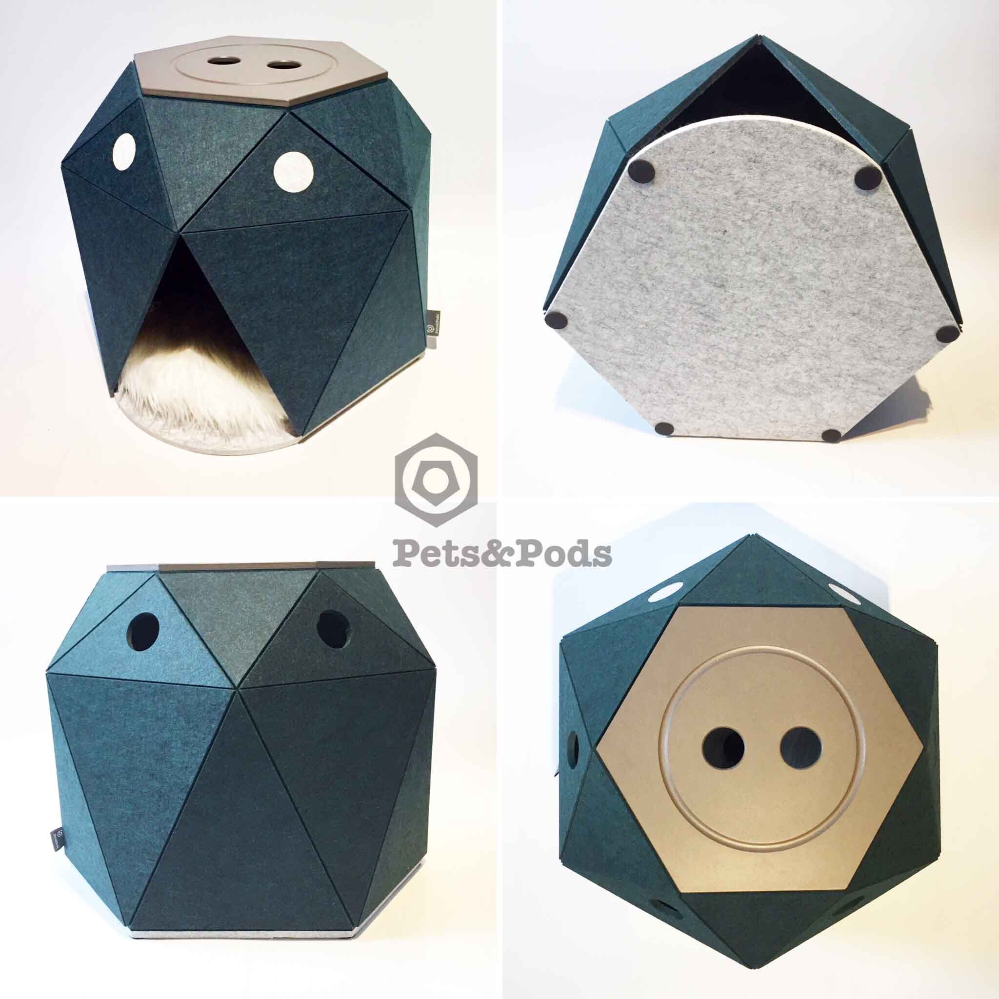 Cool cat cube Designer cat house Modern pet Cat houses Dog | Etsy