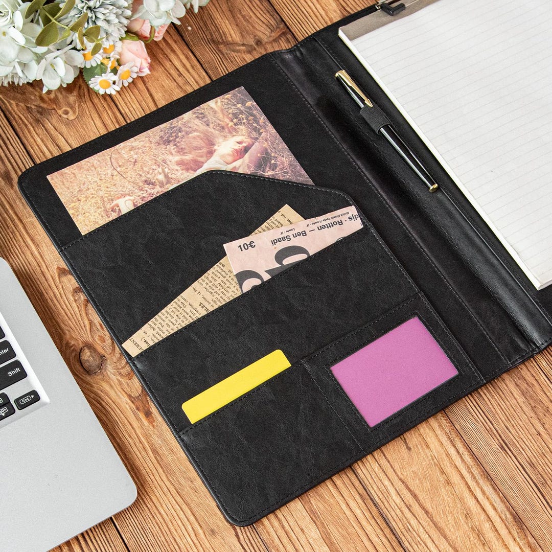 Personalized A4 Organiser Folder With Pockets, Portable Folder ...