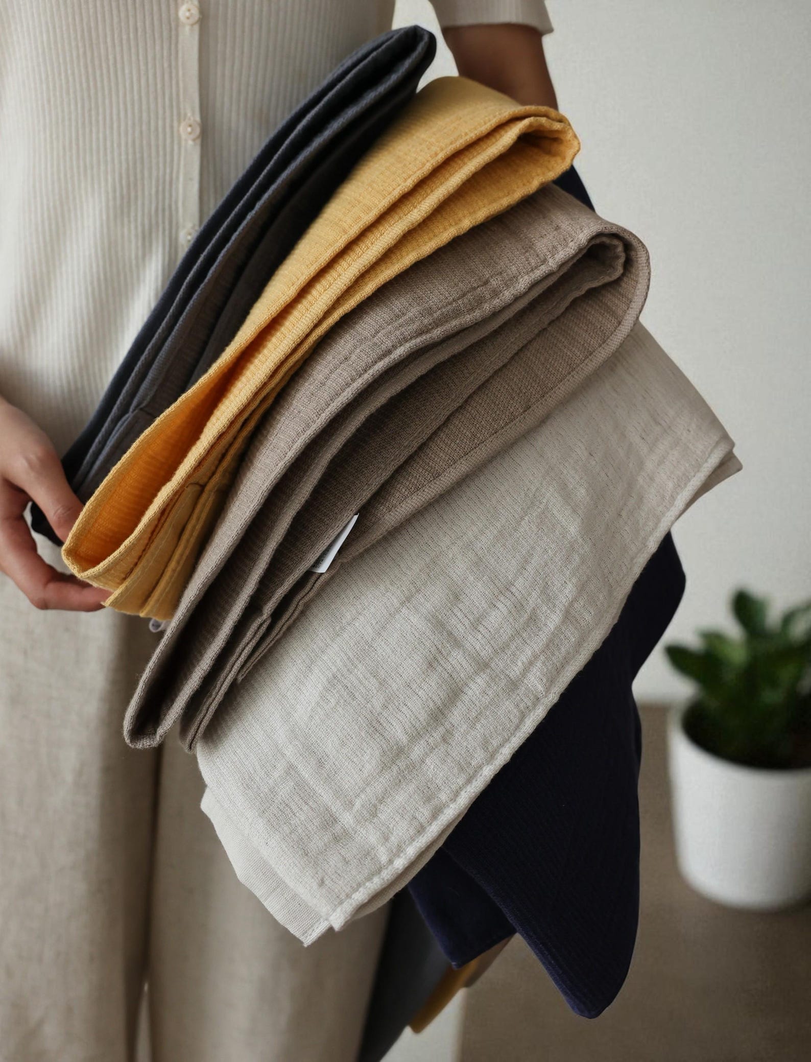 Wrinkled Gauze Towel Set: Soft, Breathable & Quick Dry - Etsy
