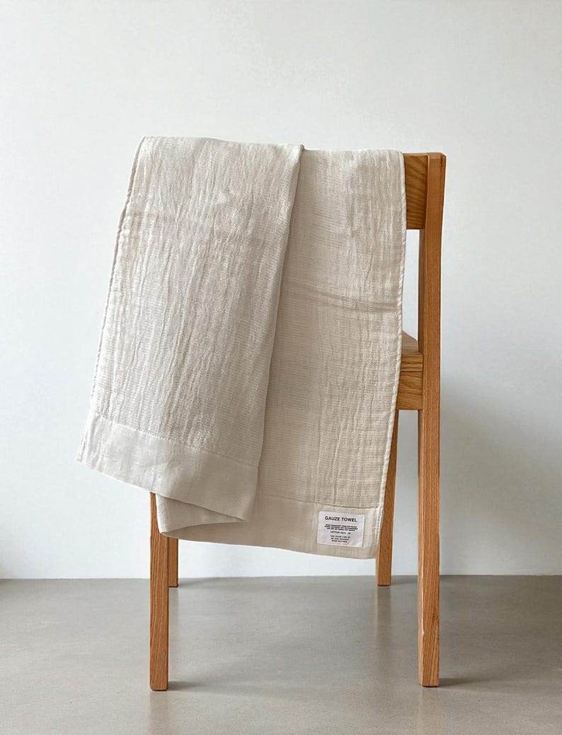 Wrinkled Gauze Towel Set: Soft, Breathable & Quick Dry - Etsy