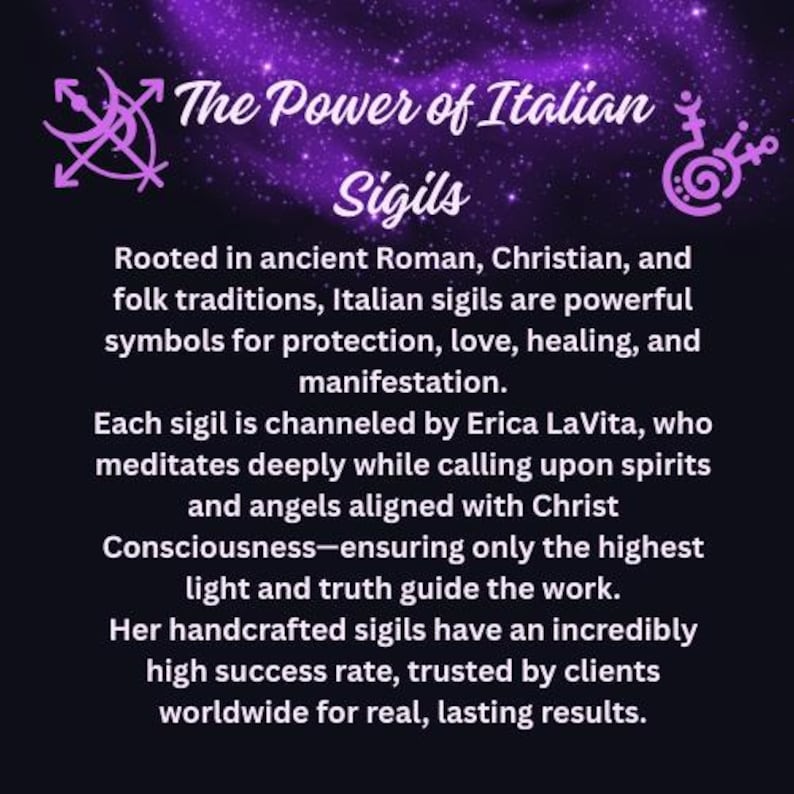 Custom Glamour & Magnetism Sigil: Hand-drawn Digital Ritual (PDF ...