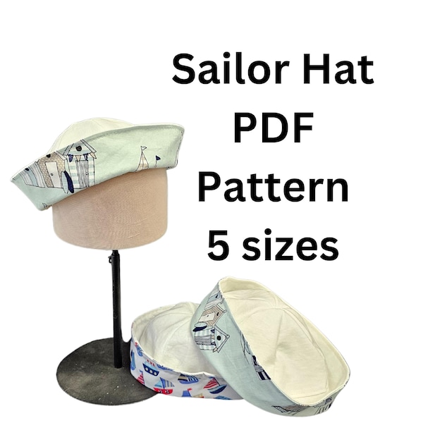 Crochet Sailor Hat - Etsy