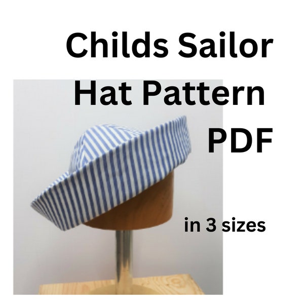 Sailor Hat Pattern - Etsy
