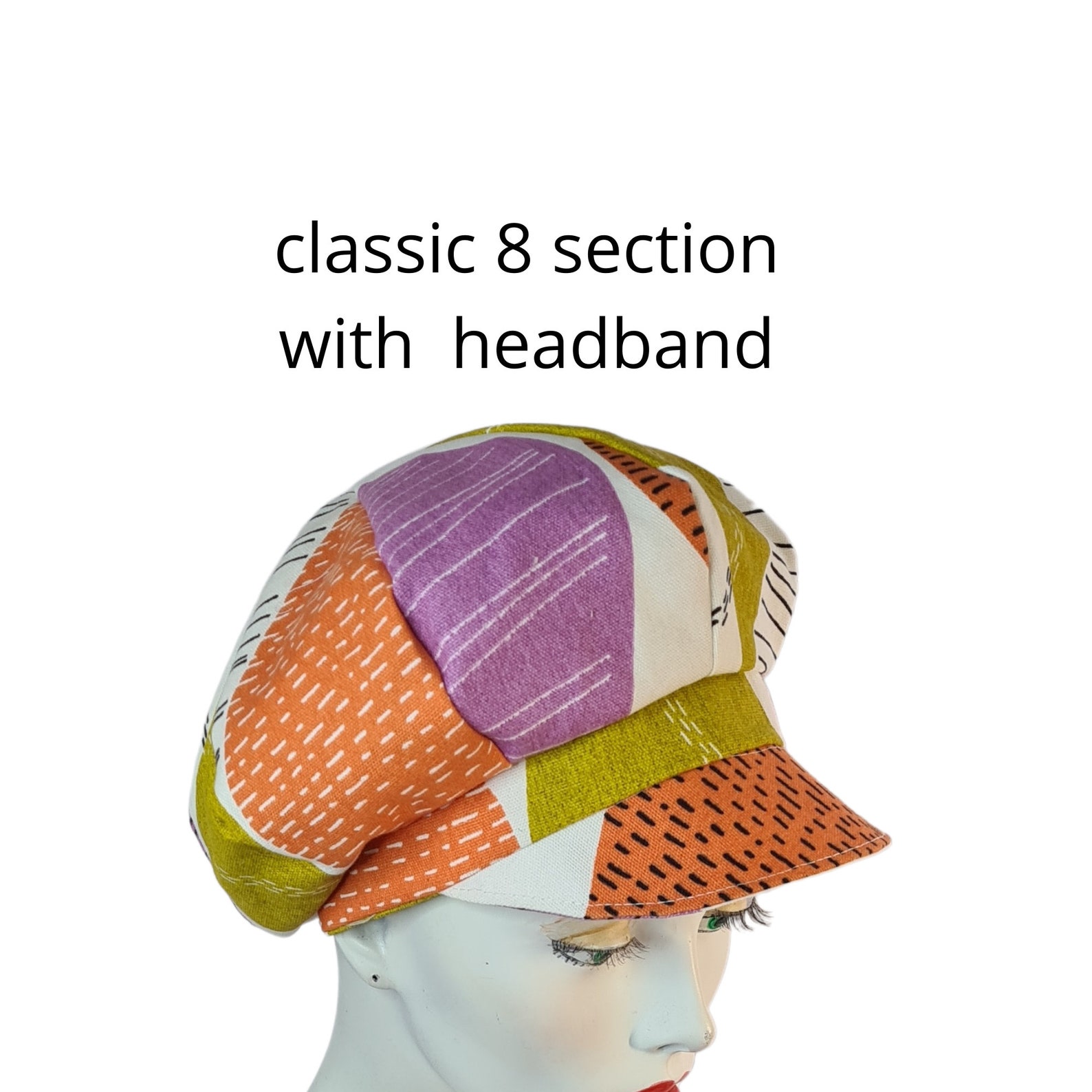 PDF Hat Sewing Pattern Baker Boy Bakerboy Newsboy Classic - Etsy