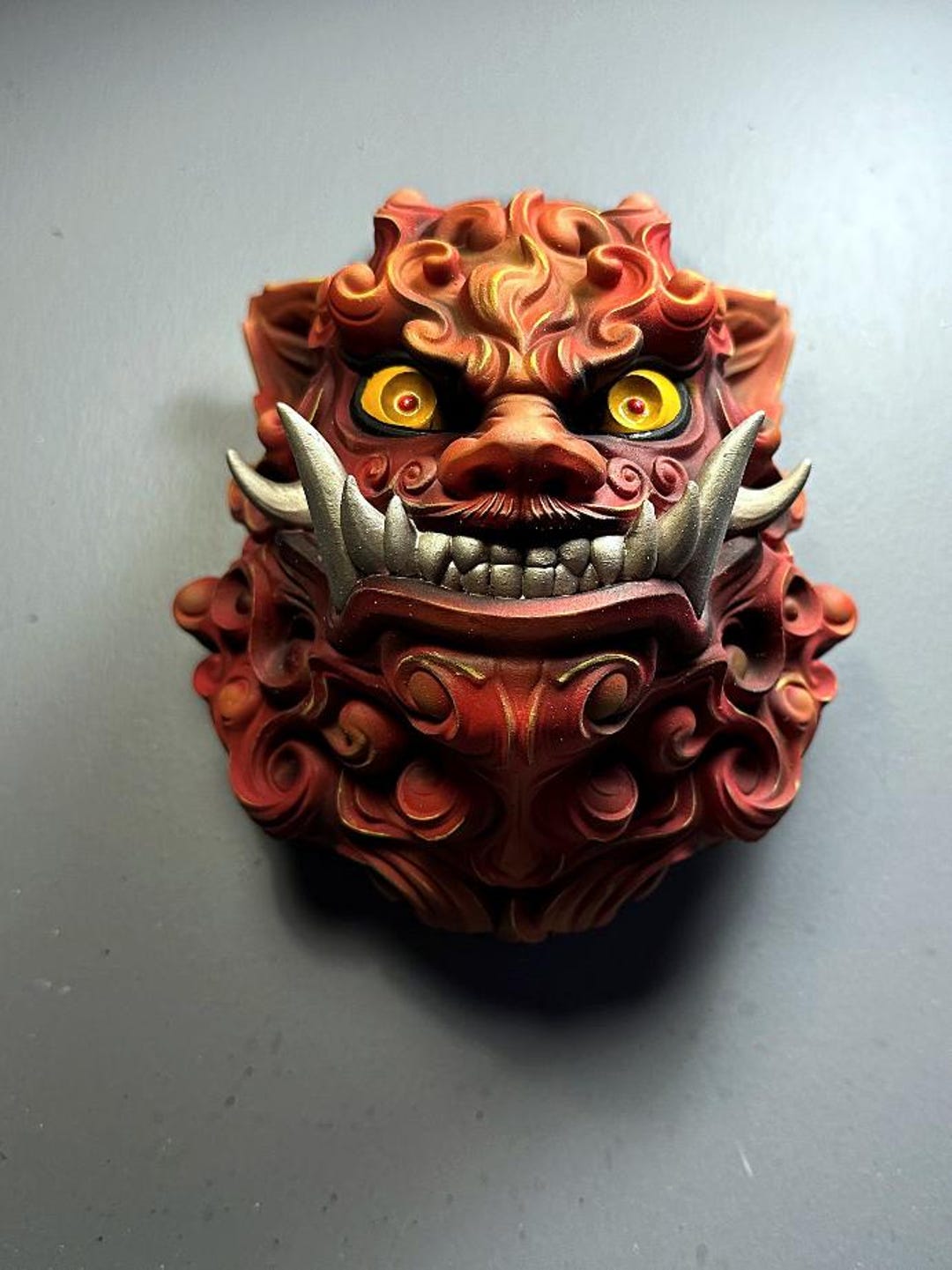 Hannya Mask – Oni Mask – Chinese Tiger Mask – Samurai Mask - Etsy