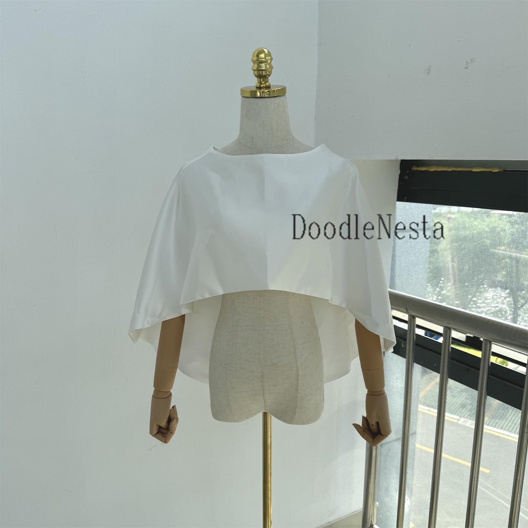Ivory Satin Wedding Bolero: Customizable Bridal Dress Cover-up - Etsy