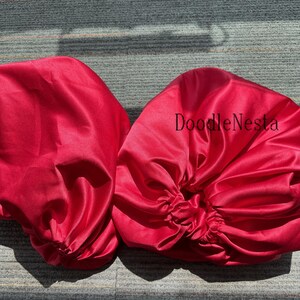 Red Satin Puff Sleeve| Detachable Wedding Sleeves | Dramatic Balloon ...