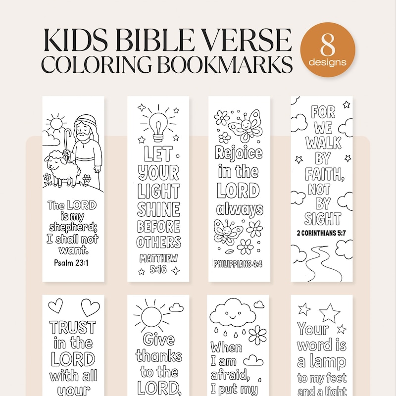 Christian Bookmarkers Color - Etsy