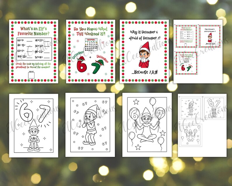 Elf Printable Bundle | 67 Page Elf Props Pack | Kids Christmas ...