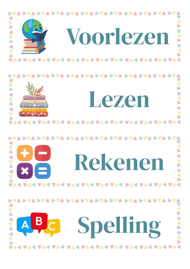 Daily Routine Cards for the Classroom | Visual Daily Planning for ...