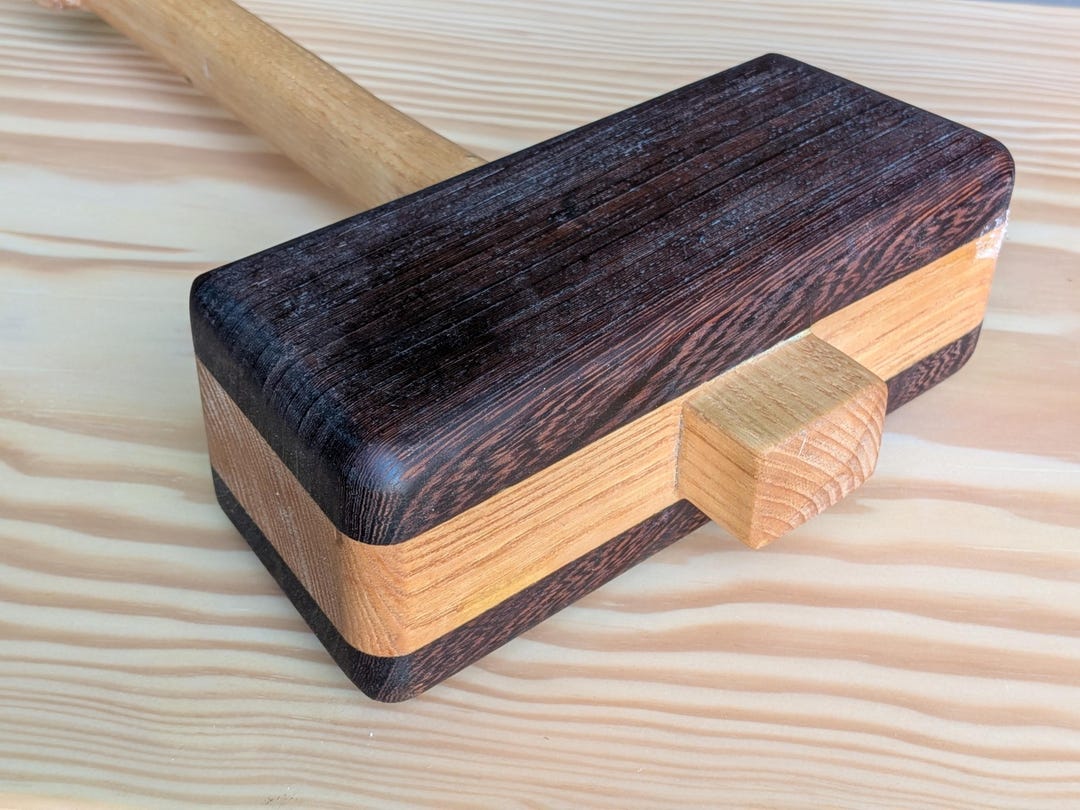 Handmade Wooden Mallet, Rustic Carpenter's Tool, DND Prop - Etsy