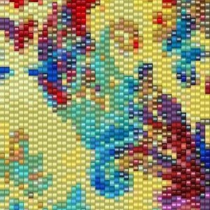 Tapestry Peyote Bracelet Beading Pattern for Advanced Beaders Pattern ...