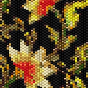 Tapestry Peyote Bracelet Beading Pattern for Advanced Beaders Pattern ...