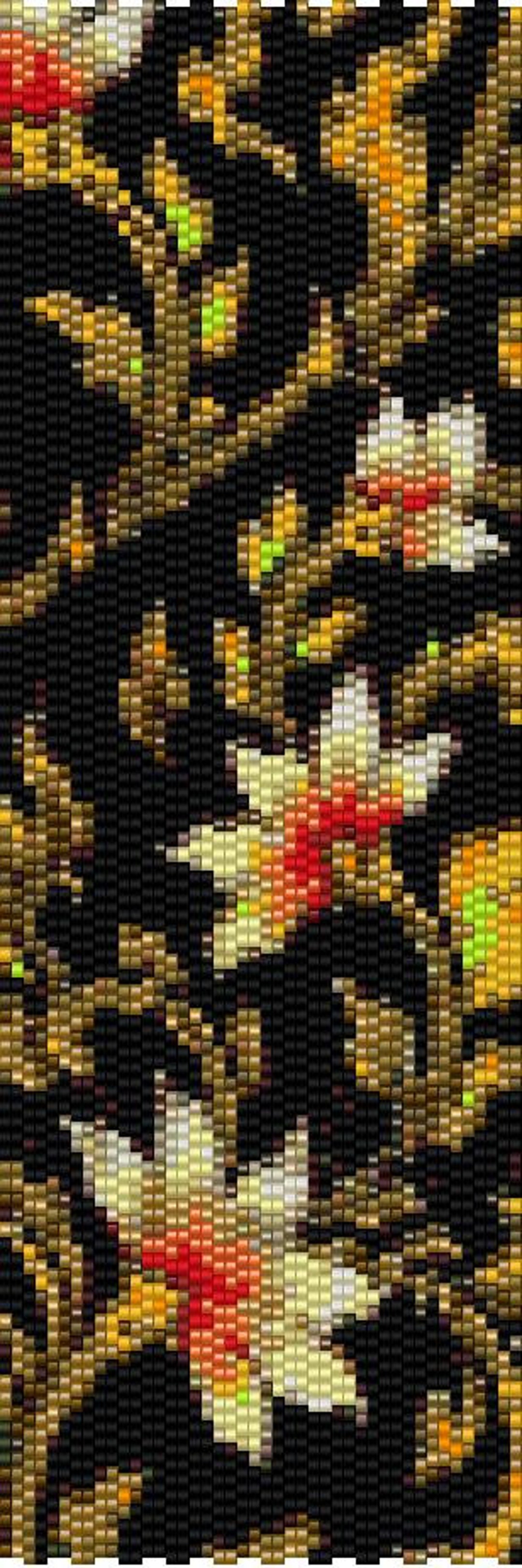 Bali Tapestry Peyote Bracelet Beading Pattern for Advanced Beaders ...