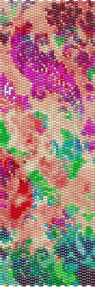 Tapestry I Peyote Bracelet Beading Pattern for Advanced Beaders Pattern ...