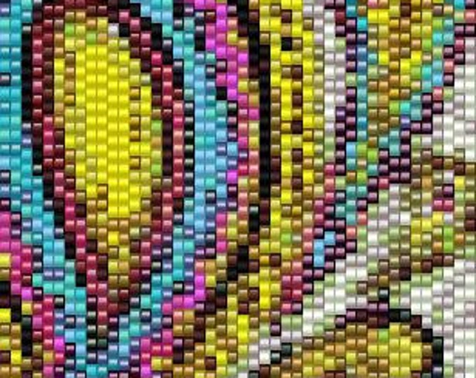 Peyote Bracelet Beading Pattern for Advanced Beaders Pattern - Etsy