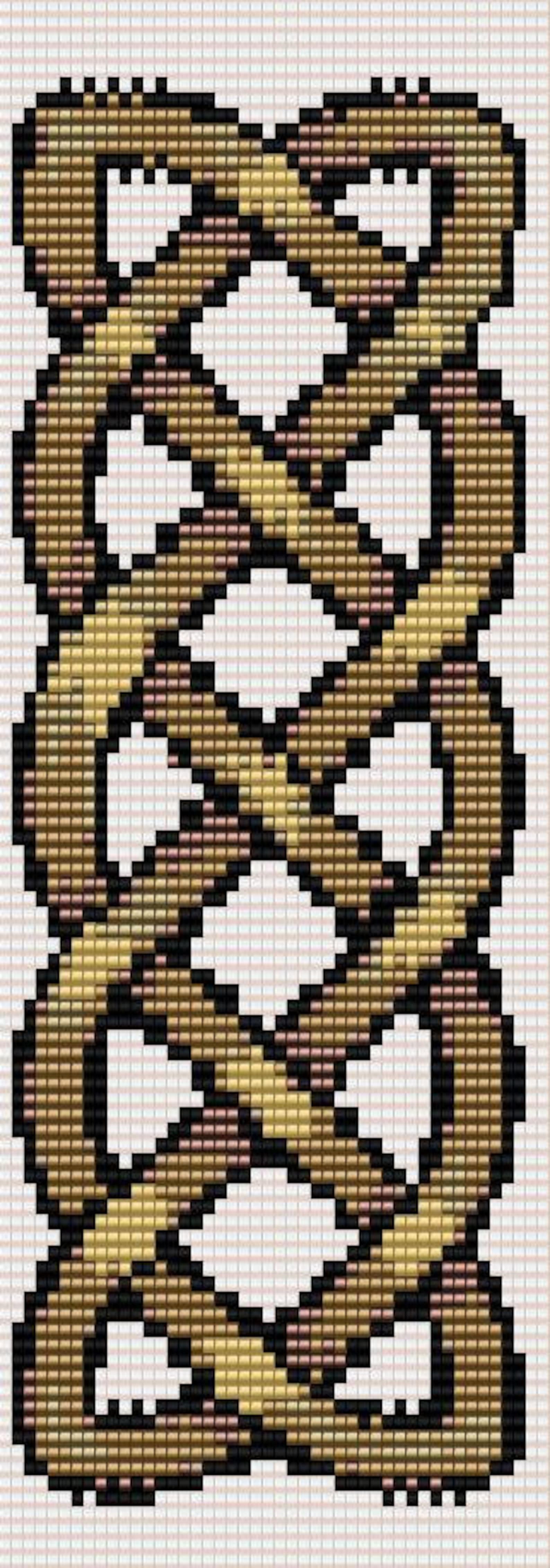 Celtic Loom or Peyote Bracelet Beading Pattern for Advanced Beaders ...