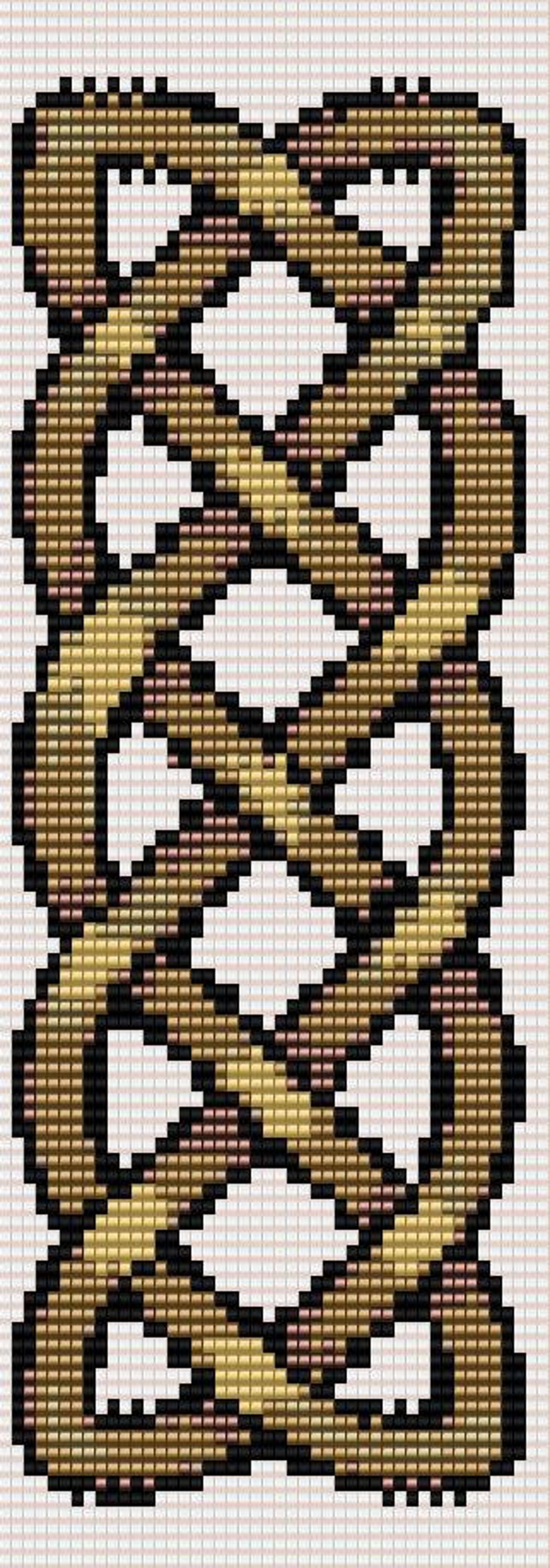 Celtic Loom or Peyote Bracelet Beading Pattern for Advanced Beaders ...