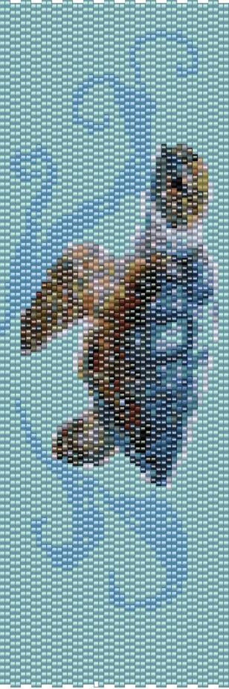 Sea Turtle Peyote Bracelet Beading Pattern for Advanced Beaders PDF - Etsy