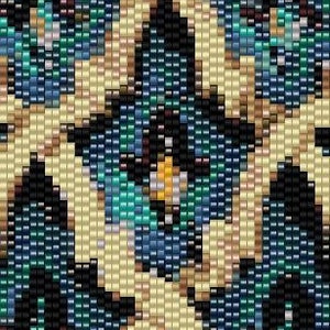 Moroccan Tile Peyote Bracelet Beading Pattern for Advanced Beaders ...