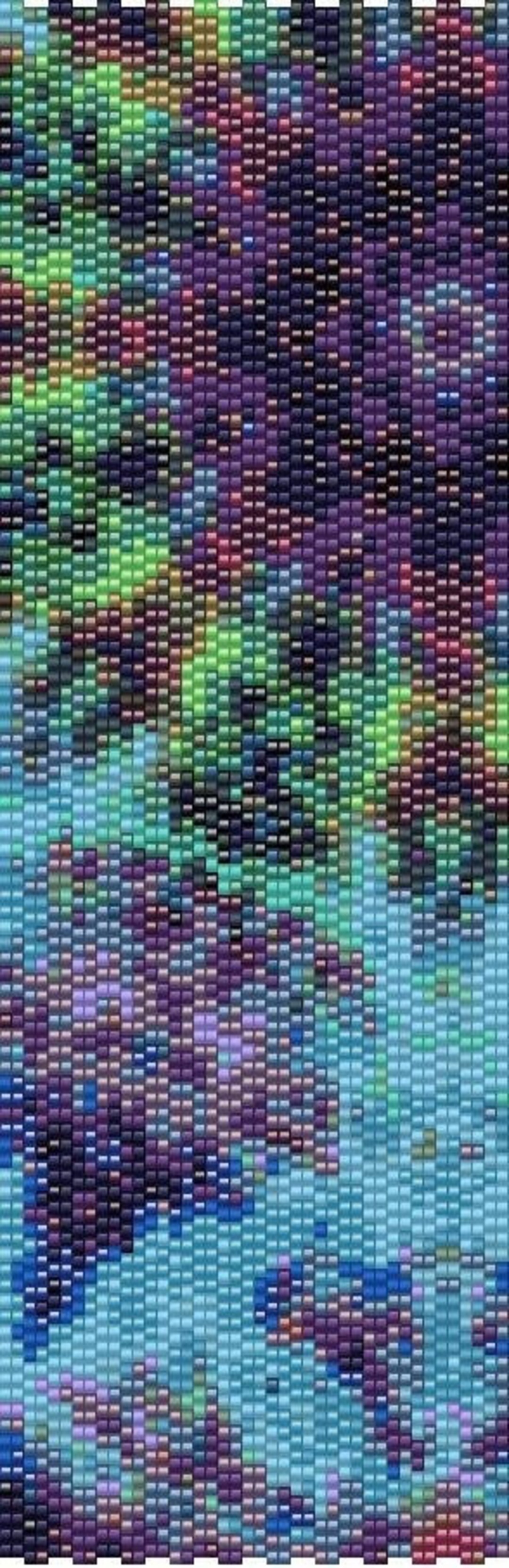 Celestial Love Peyote Bracelet Beading Pattern for Advanced Beaders ...