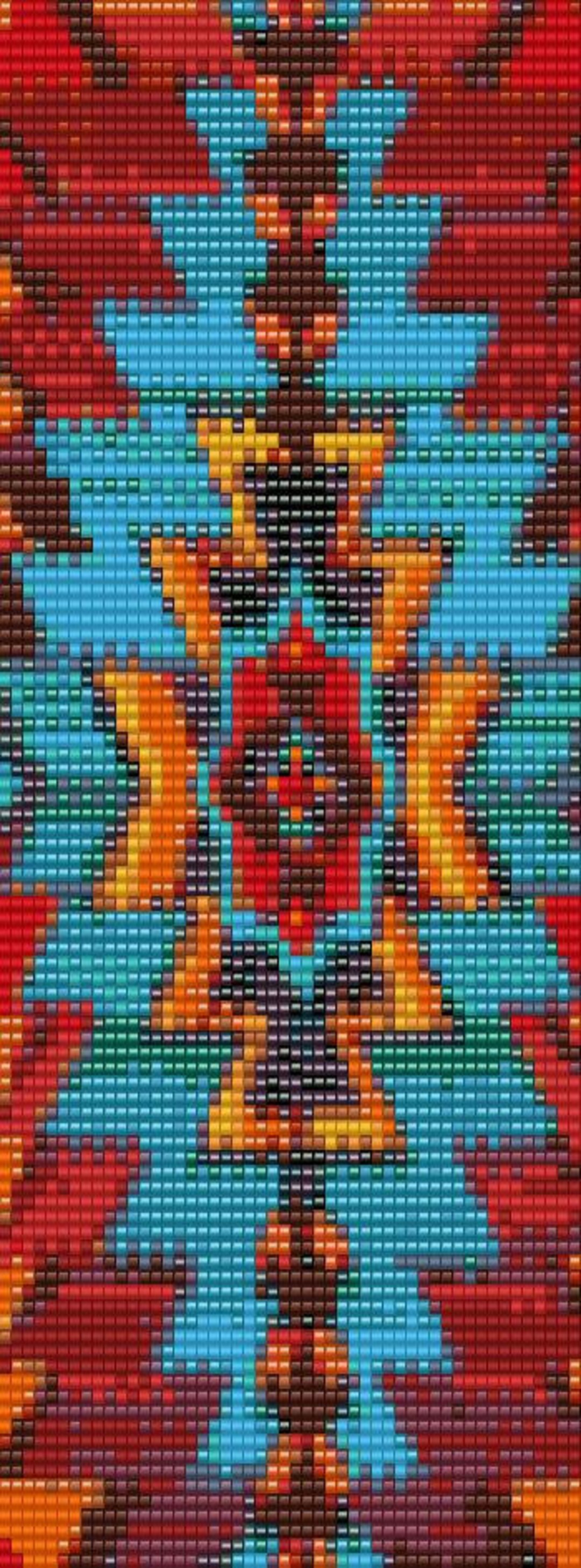 Aztec 1 Peyote or Loom Bracelet Beading Pattern for Advanced Beaders ...