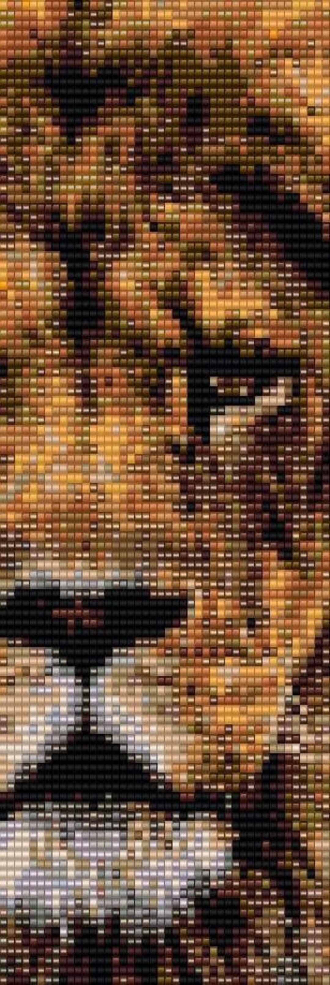 Leo Lion Peyote Bracelet Beading Pattern for Advanced Beaders Pattern ...