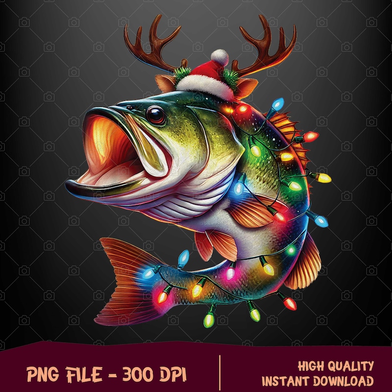 Boys Fish Christmas Png - Etsy
