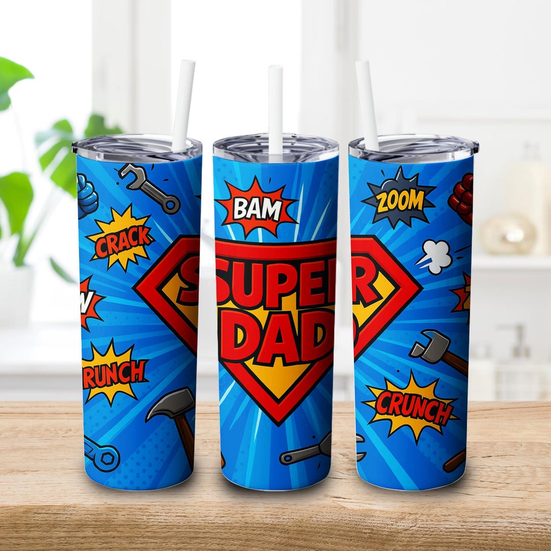 Superhero Fist Bump Tumbler Wrap Png, Super Dad 20OZ Tumbler Designs ...