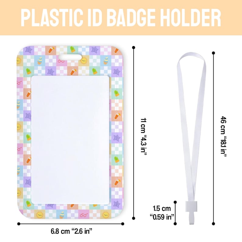 Cute Cat Bread ID Badge Holder, Kawaii Bakery Cat Lanyard Card Holder ...