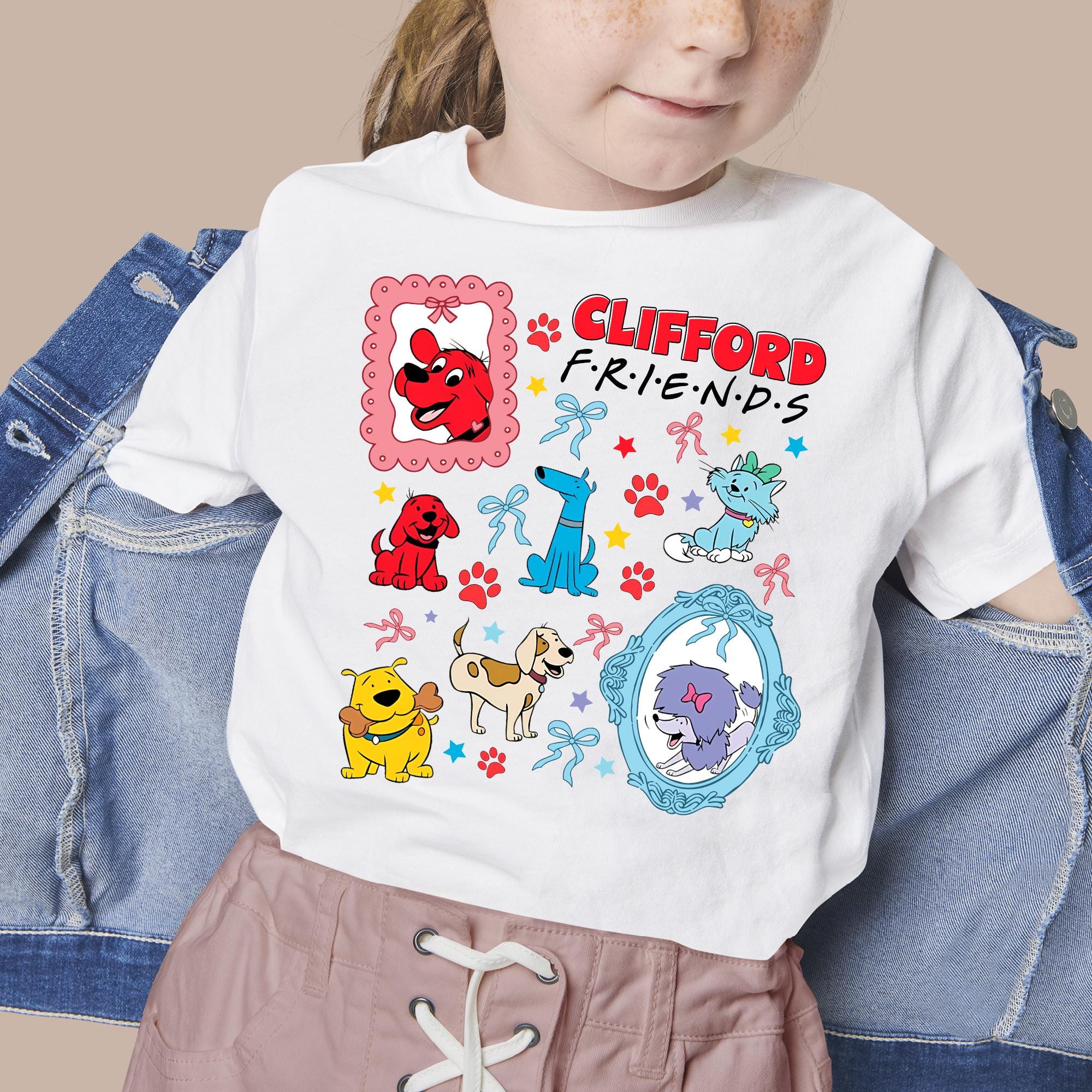 Personalized Clifford the Big Red Dog Shirt, Children's Book Character ...