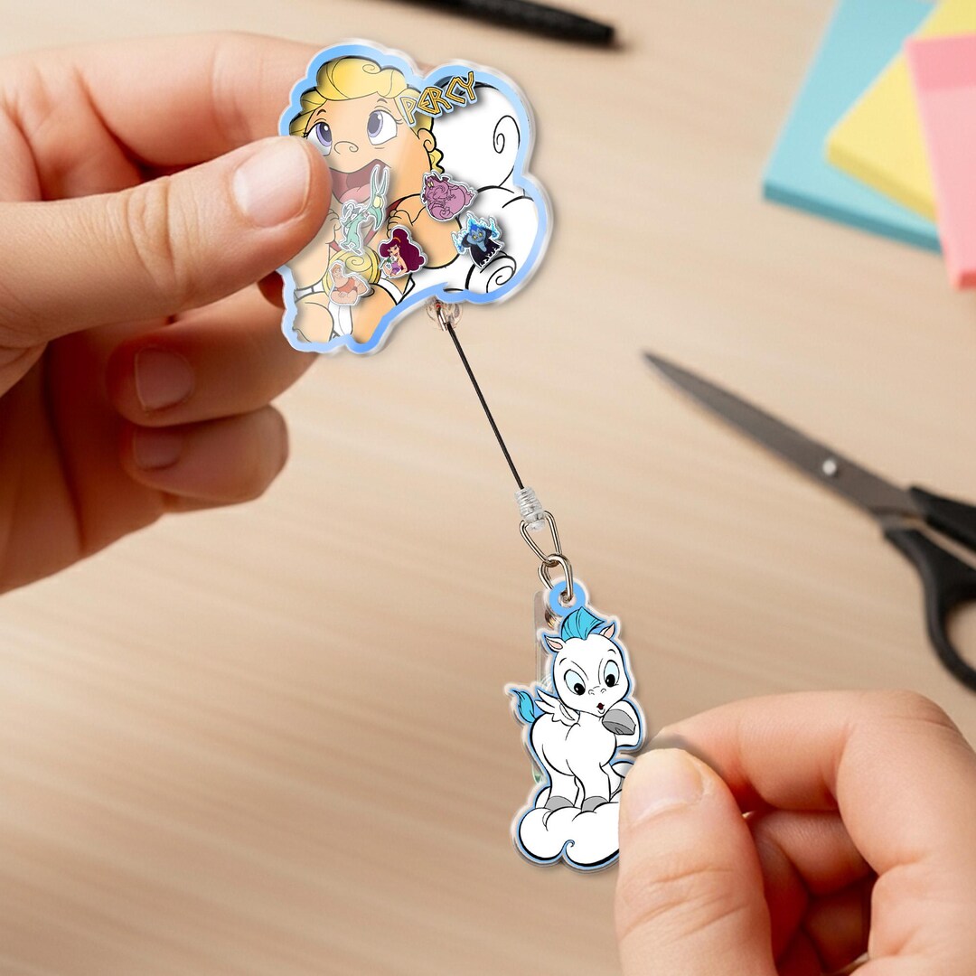 Hercules Character Badge Reels, Disney Family Trip Badge Reels, Megara ...