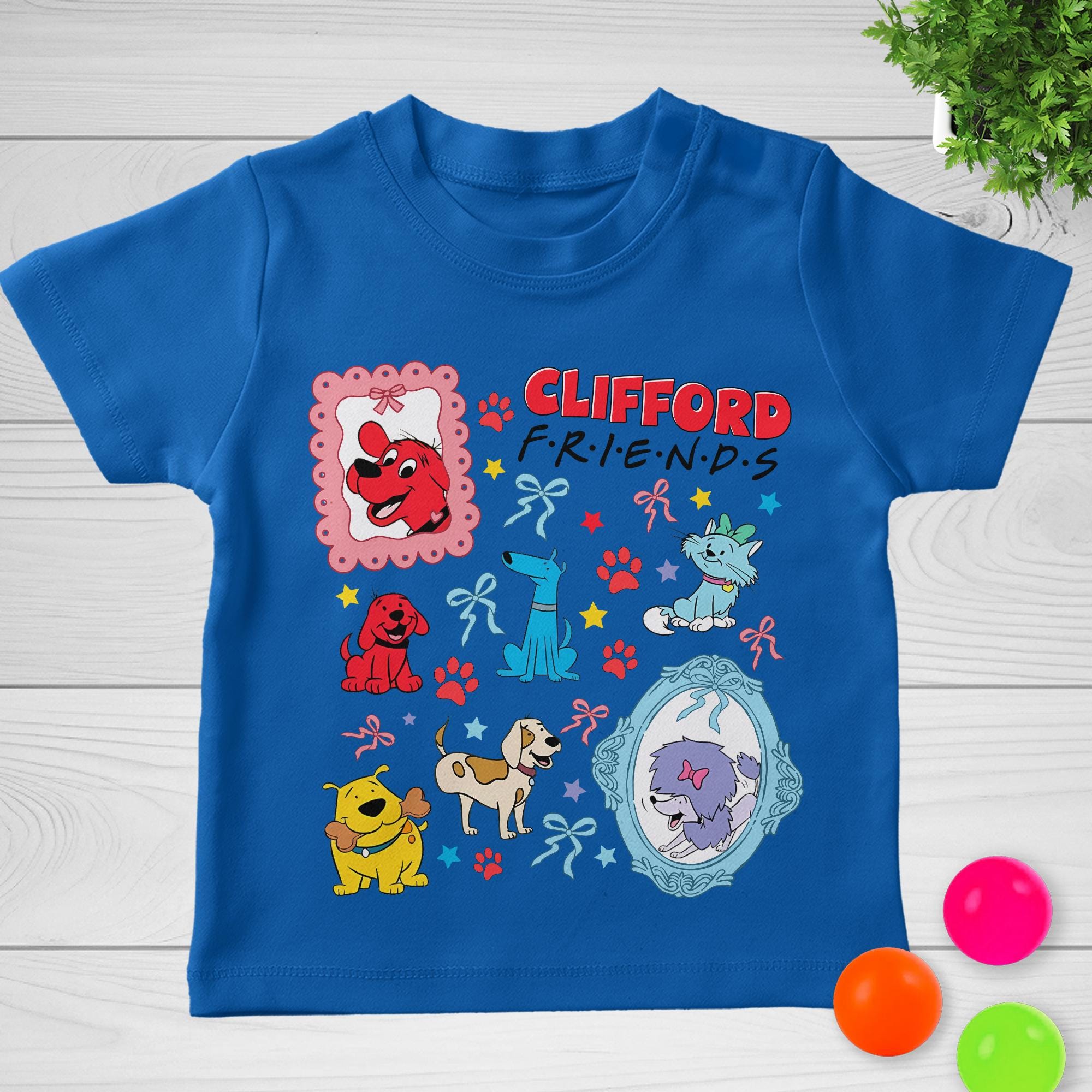 Personalized Clifford the Big Red Dog Shirt, Children's Book Character ...