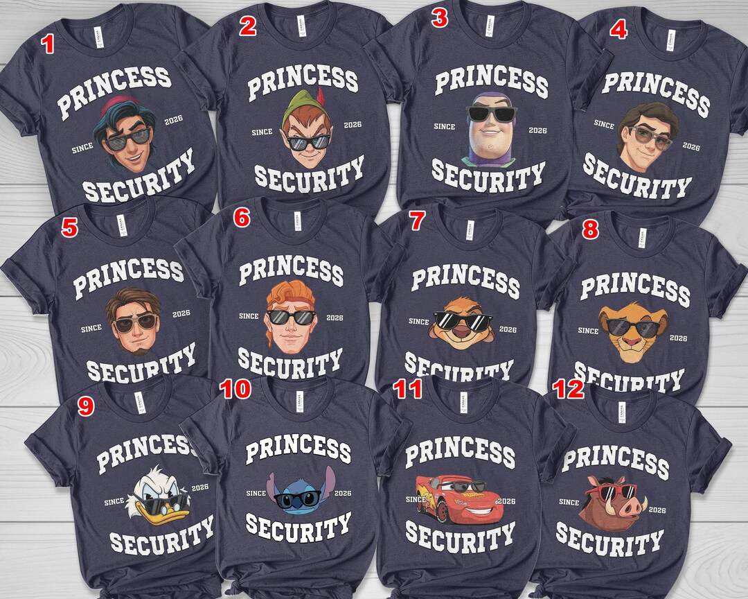 Customize Mickey Olaf Disney Princess Security Shirt, Happy Father's ...
