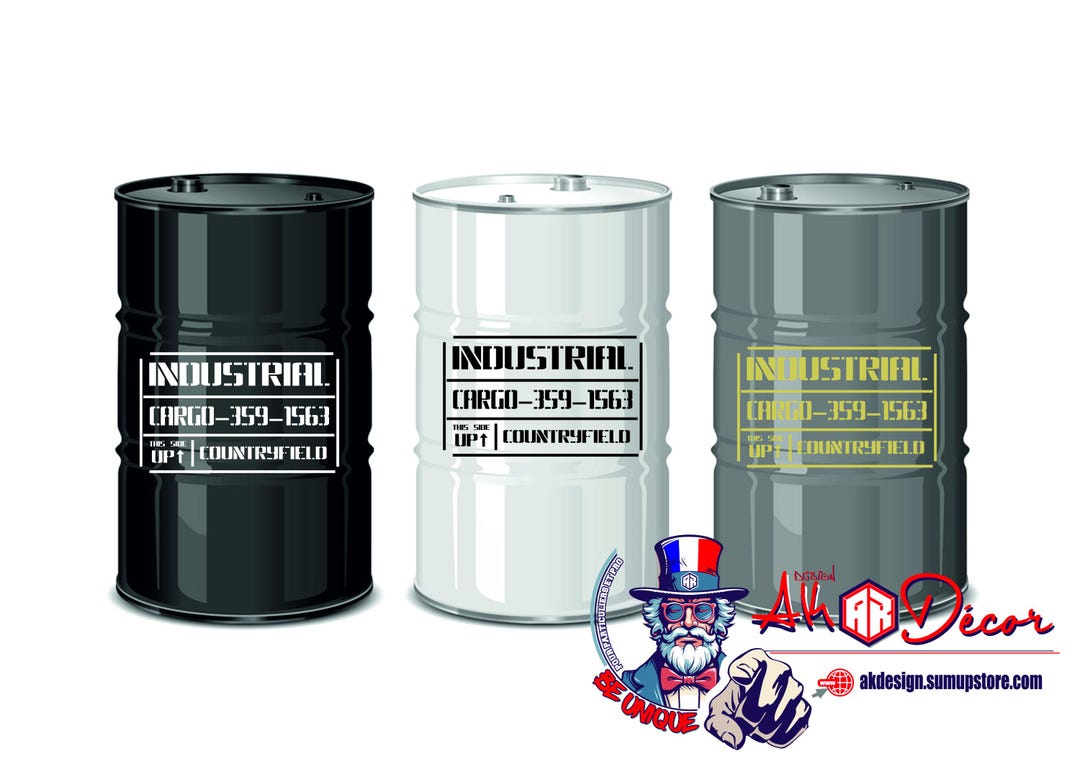 Sticker / Stickers for Barrel / Wall Sticker / Personalized Barrel ...