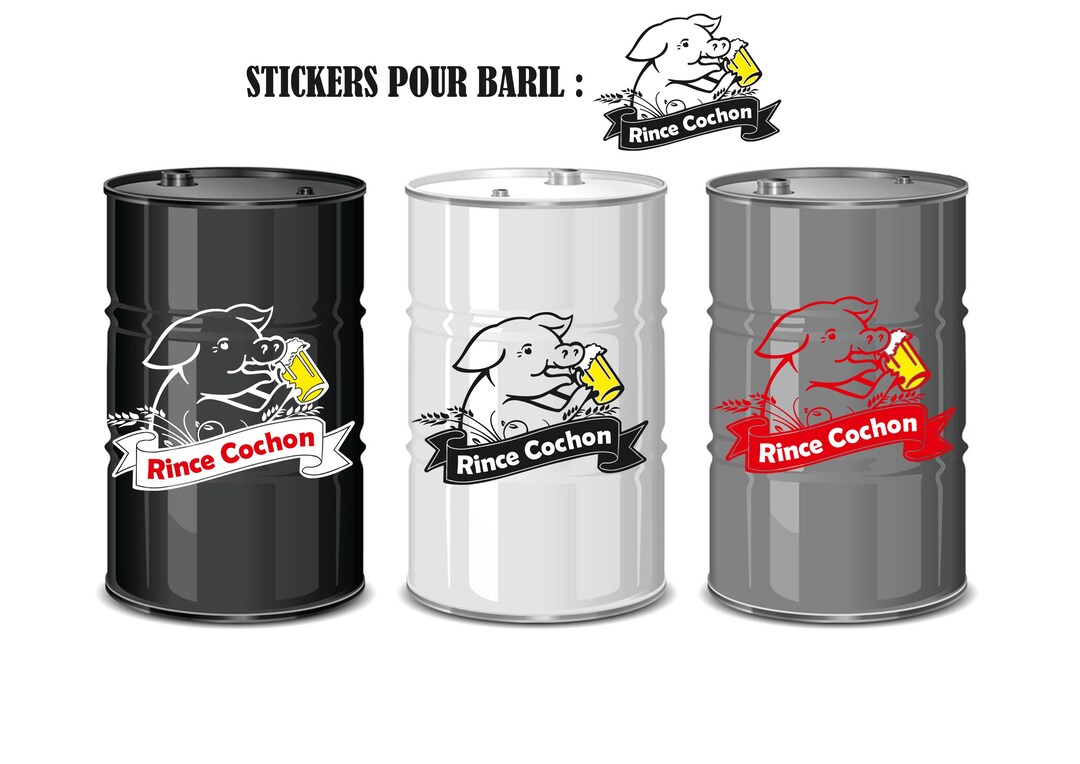 Sticker / Barrel Stickers / Wall Sticker / Personalized Barrel / Barrel ...