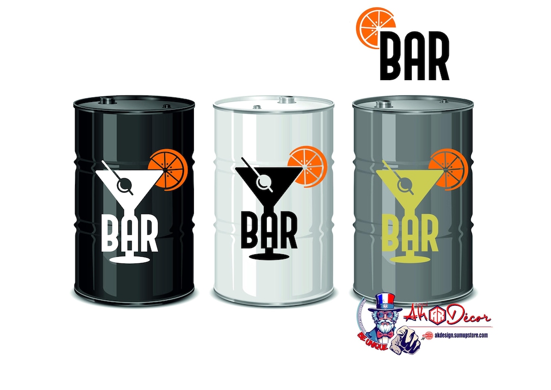 Sticker / Stickers for Barrel / Wall Sticker / Personalized Barrel ...