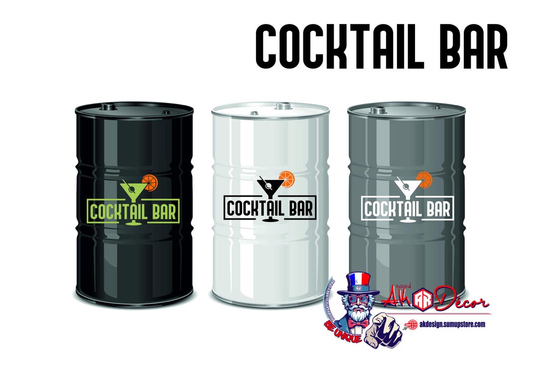 Sticker / Stickers for Barrel / Wall Sticker / Personalized Barrel ...